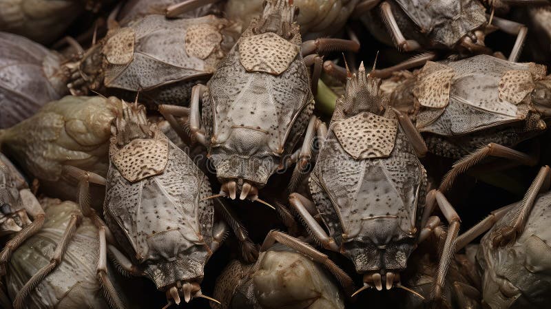 Shelter Brown Marmorated Stink Bug Stock Image - Image of refuge, house ...