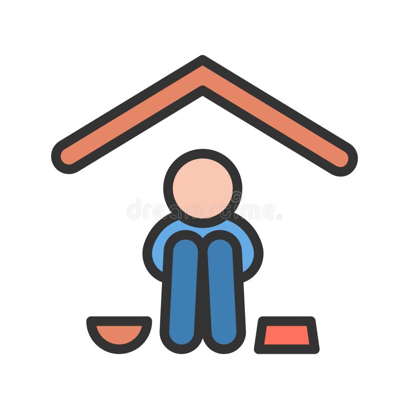 Shelter icon vector image. stock vector. Illustration of shelter ...