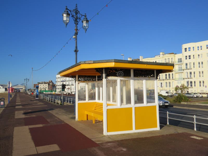 Shelter stock photo. Image of seating, seafront, building - 50953960