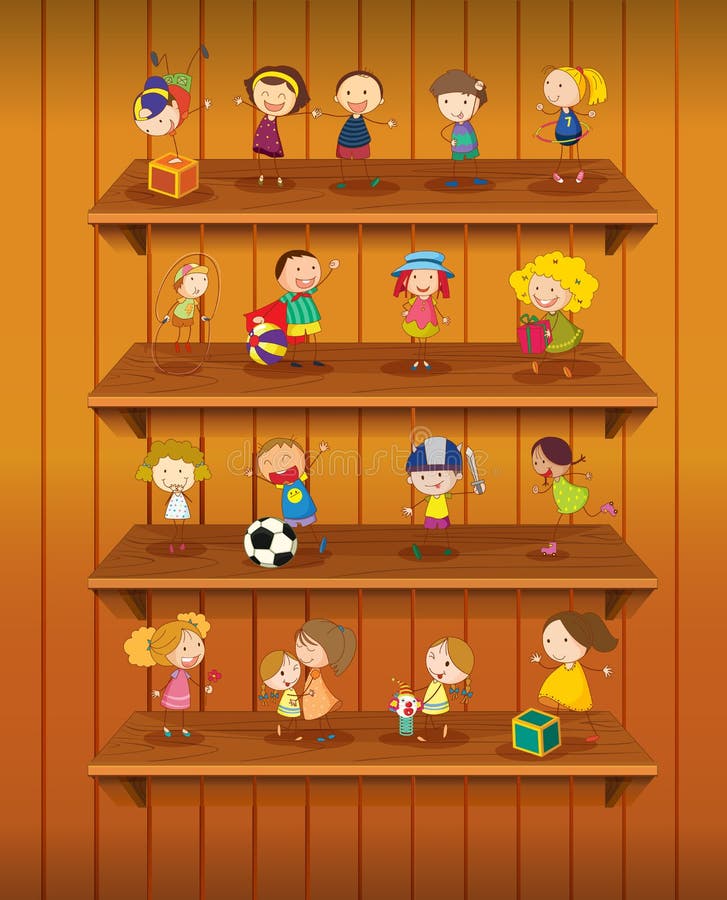 Kids Play Stick Figures Stock Illustrations – 56 Kids Play Stick ...