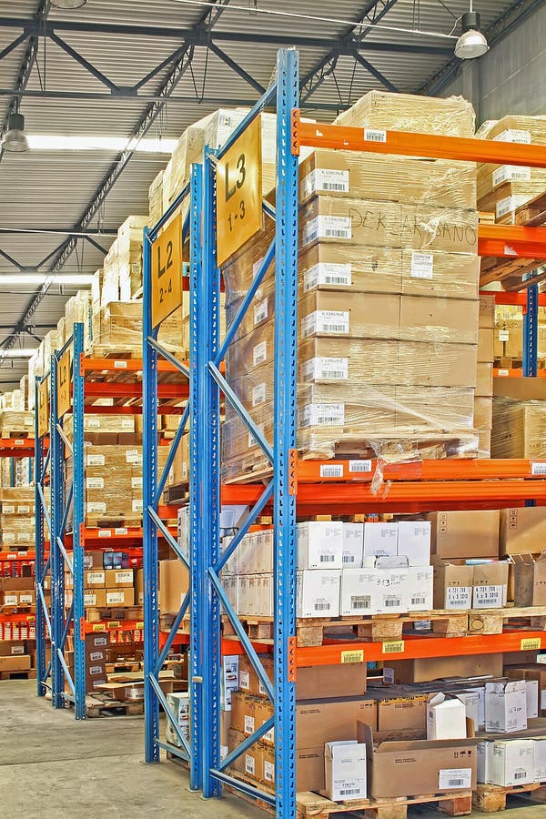 Shelves and cargo stock image. Image of export, freight - 3135635