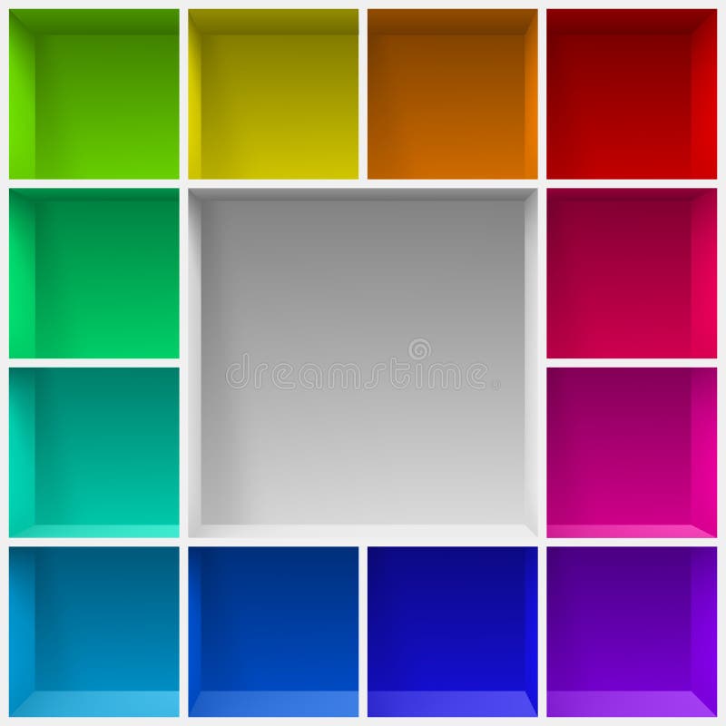 Shelves stock vector. Illustration of equipment, compartment - 54894904