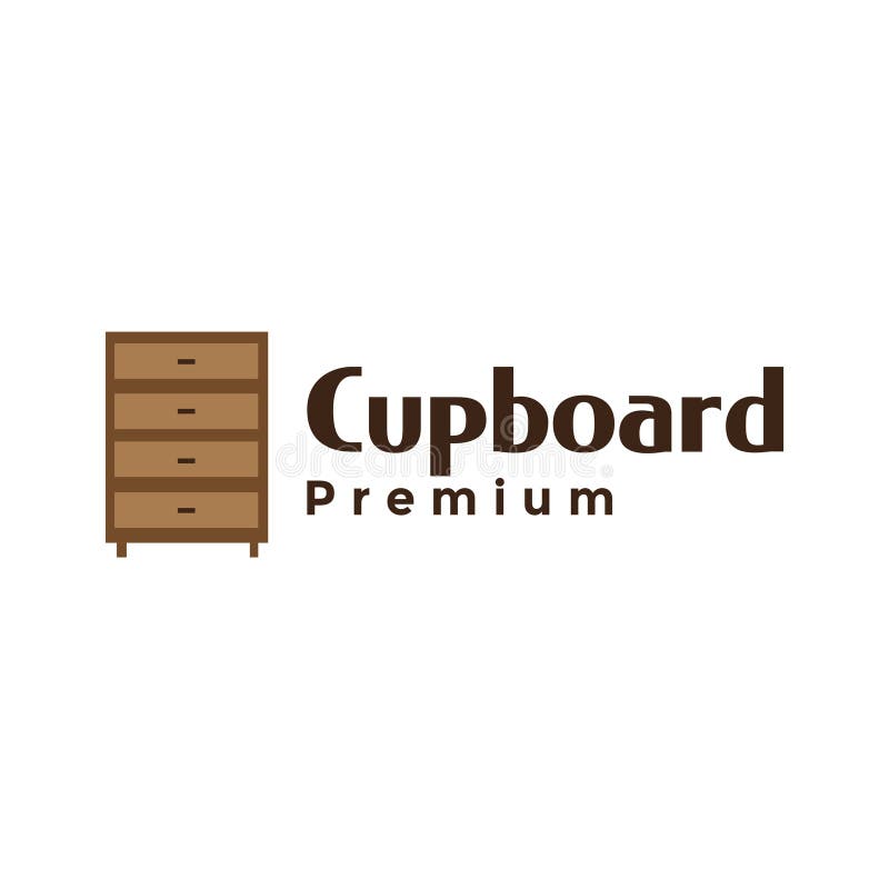 Shelving Cupboard Wood Logo Design Vector Graphic Symbol Icon ...