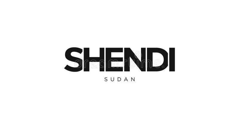 Shendi in the Sudan Emblem. the Design Features a Geometric Style ...