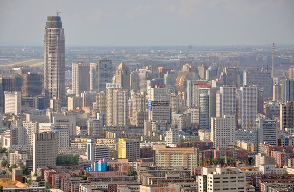 Shenyang CBD, China editorial stock image. Image of matchbox - 26003189