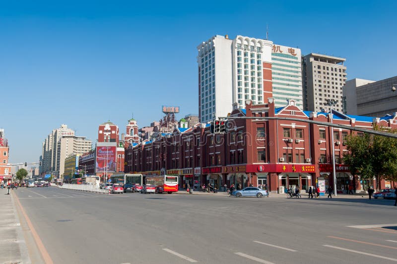 Shenyang downtown editorial image. Image of estate, east - 28529850