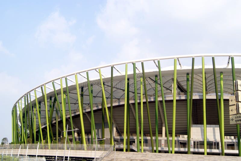 Shenzhen Baoan Stadium, in China Editorial Photography - Image of china ...