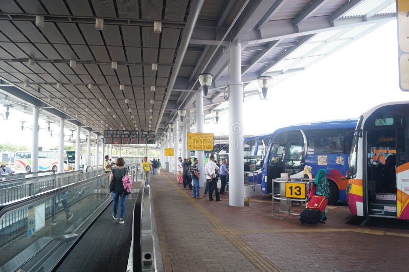 Shenzhen Bay Port Hongkong Side Editorial Photography - Image of ...