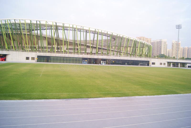 Shenzhen, China: Baoan Stadium Editorial Image - Image of baoan, sports ...