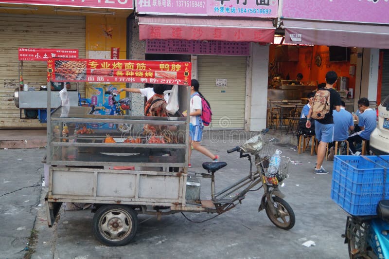 Barbecue Stall on the Street Editorial Stock Photo - Image of barbecue ...