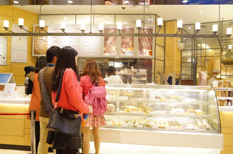 Shenzhen, China: Bread and Cake Shop Editorial Photography - Image of ...
