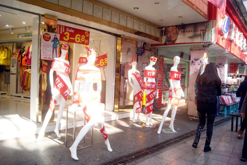 Shenzhen, China: Clothing Plastic Models Editorial Photography - Image ...