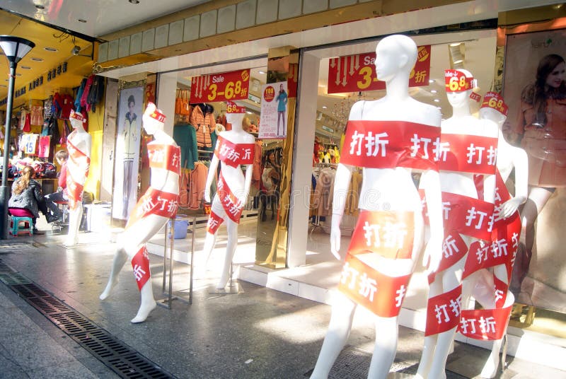 Clothing Plastic Model in the Clothing Store Editorial Photo - Image of ...