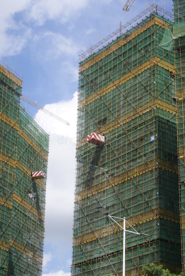 Shenzhen, China: in the Construction of Buildings Editorial Photo ...