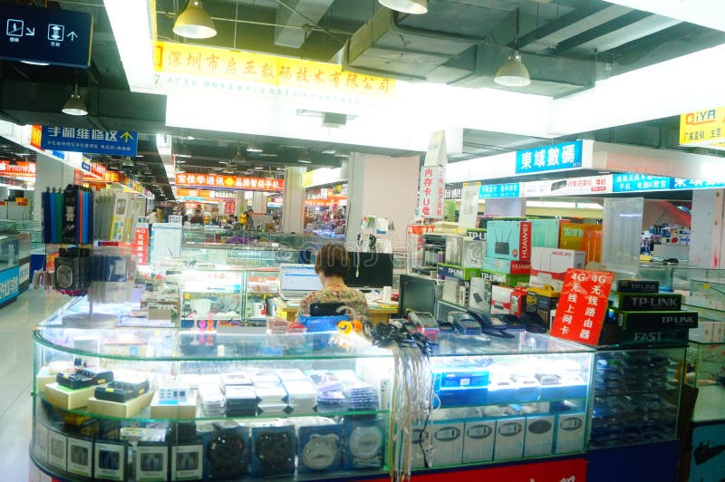 Shenzhen, China: Electronic Products Trading Market Editorial Stock ...