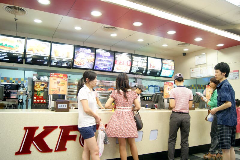 Shenzhen China: Enjoy Cate in Kfc Editorial Stock Image - Image of ...