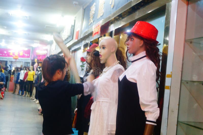 Shenzhen, China: Female Plastic Models Editorial Photography - Image of ...