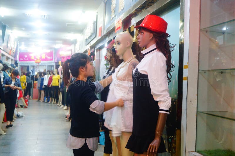 Shenzhen, China: Female Plastic Models Editorial Photo - Image of sales ...