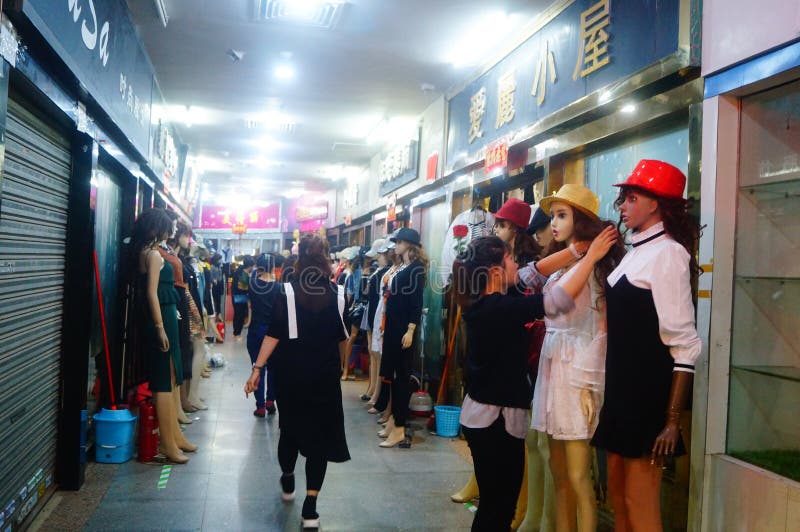 Shenzhen, China: Female Plastic Models Editorial Stock Photo - Image of ...