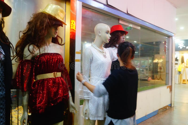 Shenzhen, China: Female Plastic Models Editorial Stock Photo - Image of ...