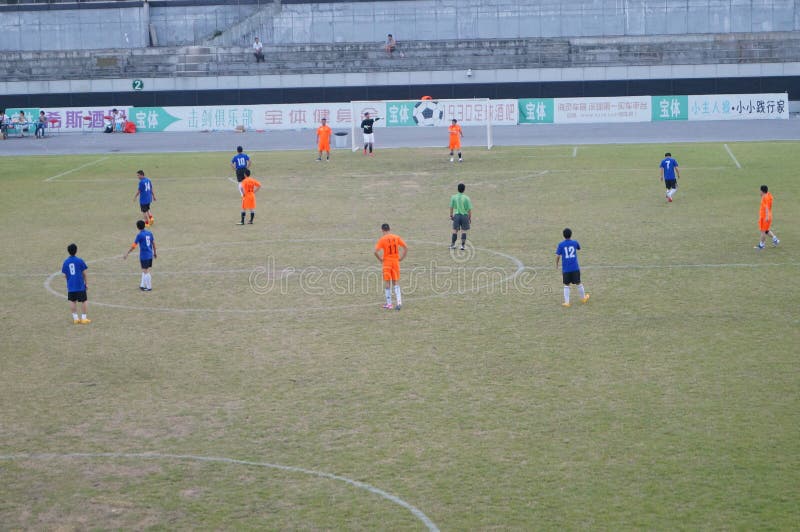 Shenzhen, China: Football Match Editorial Photography - Image of sports ...