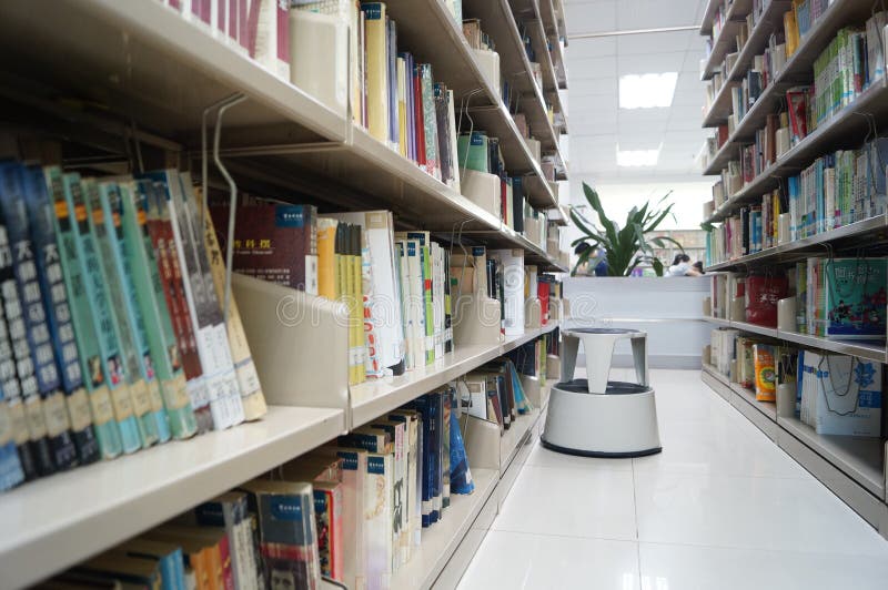 Shenzhen, China: Library Interior Landscape Editorial Photo - Image of ...