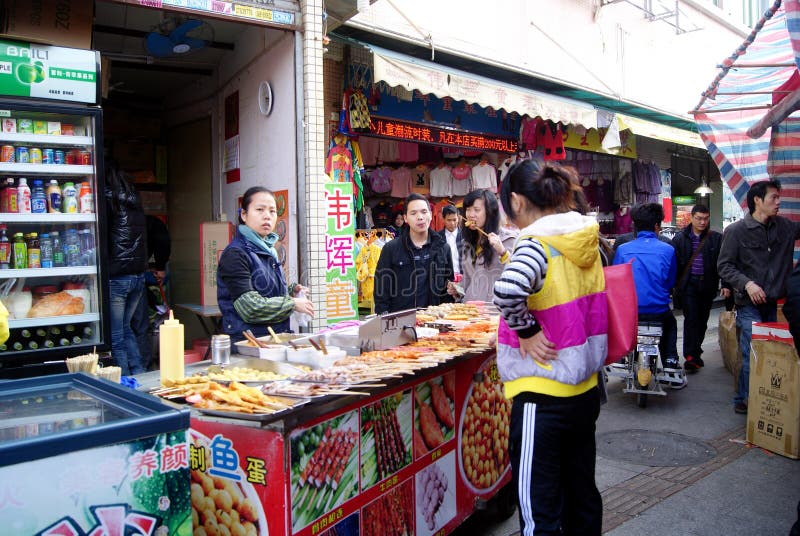 Shenzhen China: Local Snacks Editorial Stock Photo - Image of cate ...
