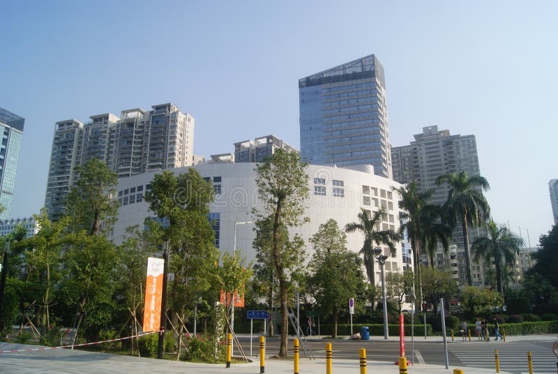 Shenzhen, China: Nanshan Library Editorial Photo - Image of culture ...