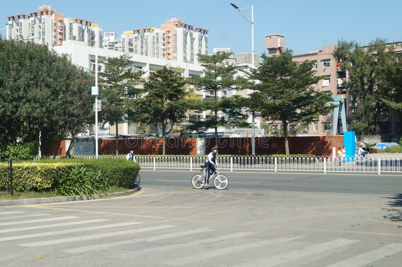 Shenzhen, China: Road Traffic Landscape Editorial Photography - Image ...