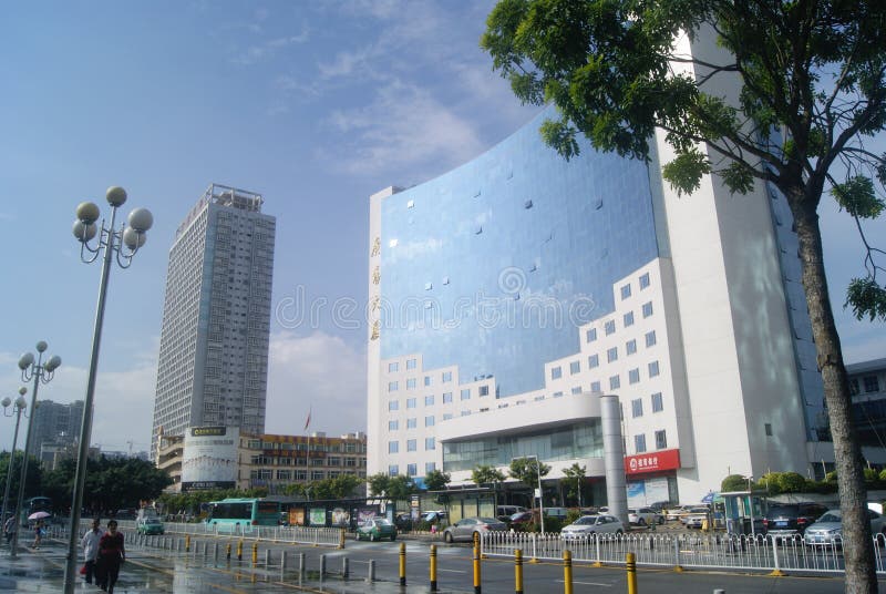 Shenzhen, China: Square Landscape Editorial Photo - Image of square ...