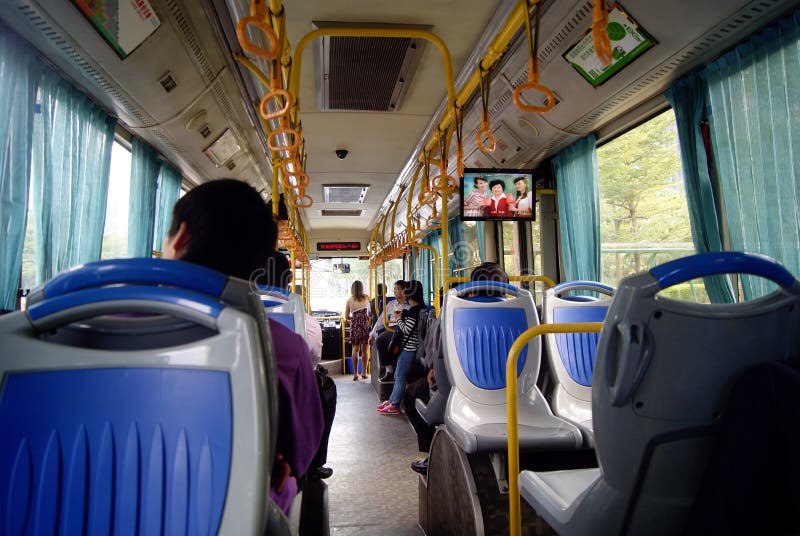 Shenzhen China: Take Bus Travel Editorial Photo - Image of traffic ...