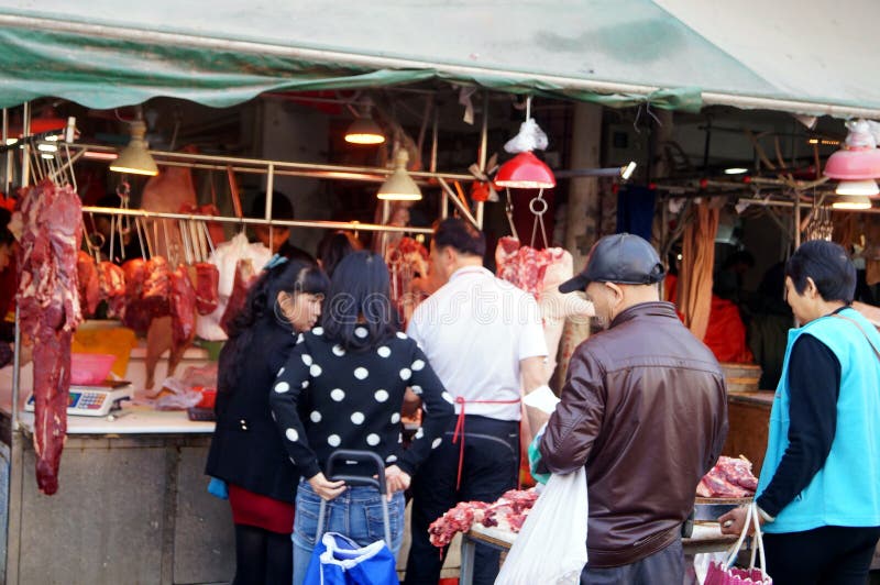 De Markt Van Het Vlees in Florence Italië Redactionele Stock Afbeelding ...
