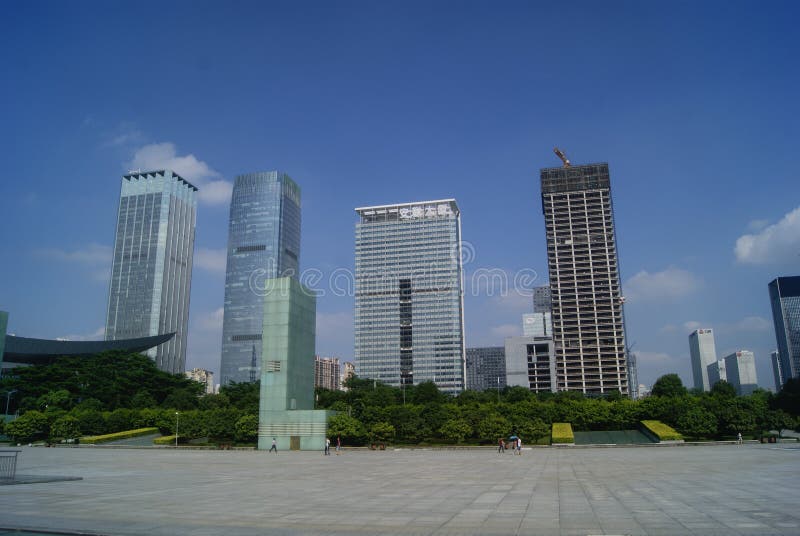 Shenzhen Civic Center Building Editorial Photography - Image of civic ...