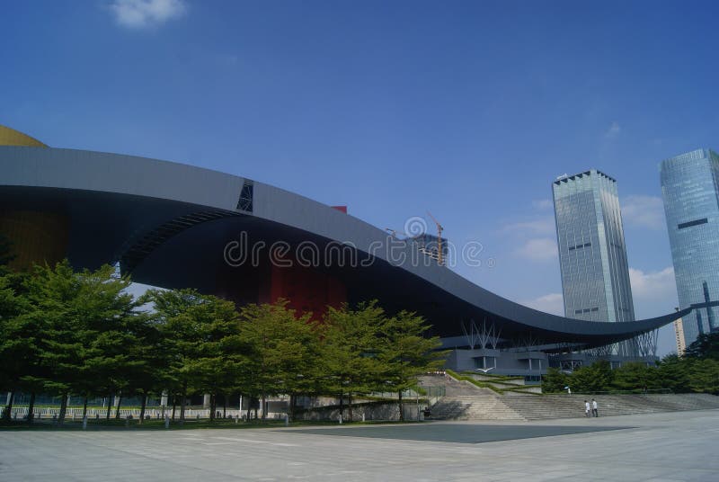 Shenzhen Civic Center Building Editorial Stock Image - Image of ...