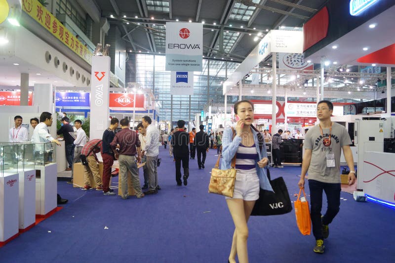 Shenzhen International Machinery Exhibition Landscape Editorial Stock ...