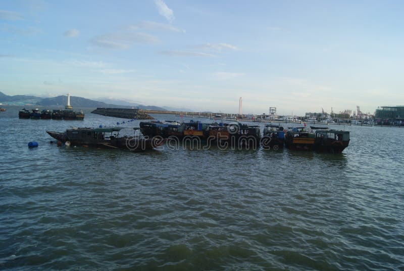 Shenzhen Shekou Harbor Scenery, in China Editorial Stock Photo - Image ...