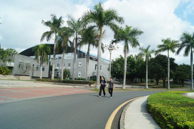 Shenzhen University Campus Environment, in China Editorial Image ...