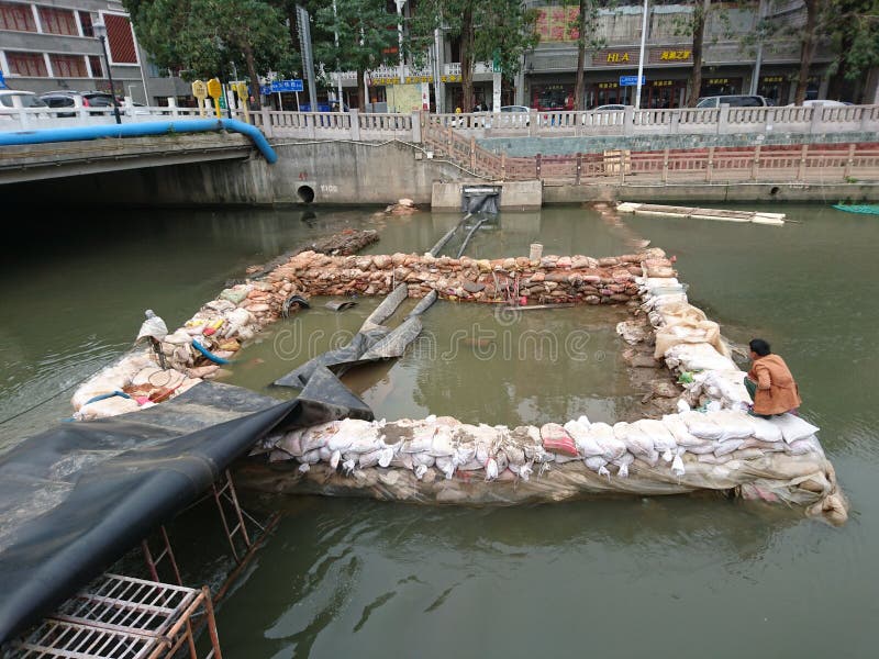 Shenzhen, China: Xixiang River Construction, Protection of River ...