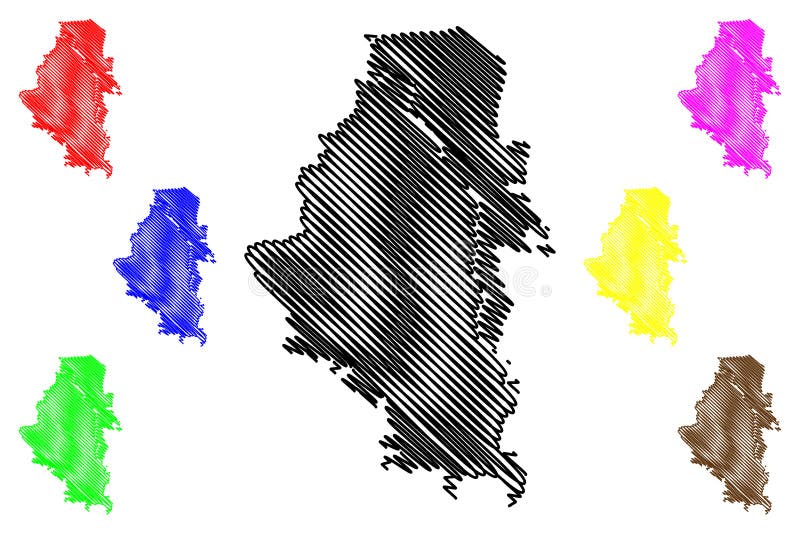 Sheohar District Bihar State, Tirhut Division, Republic of India Map ...