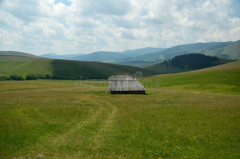 Shepard House in the Mountain Stock Photo - Image of green, rural: 56353014