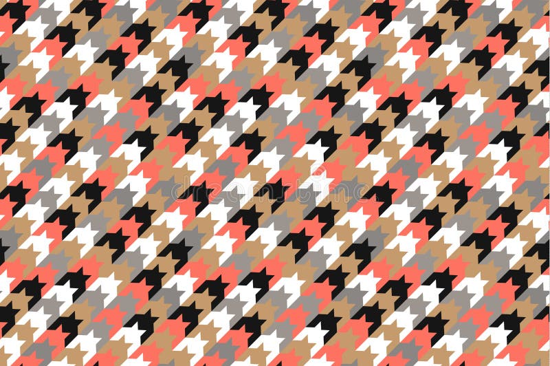 Shepherd`s Check Classic Pattern. Seamless Print for Textile Stock ...