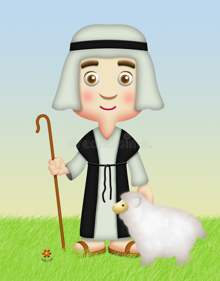 Cartoon Sheep Shepherd Stock Illustrations – 1,112 Cartoon Sheep ...