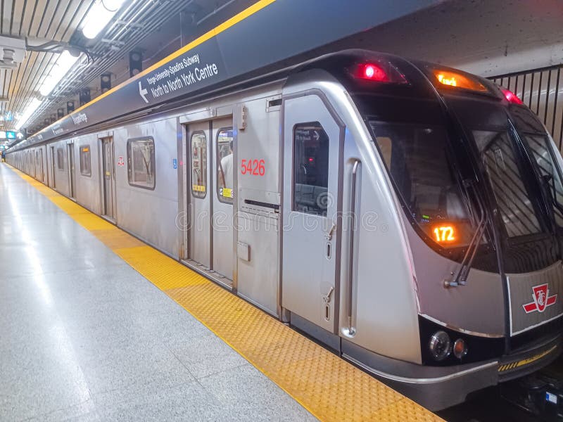 Sheppard - Younge Subway Station Interior View in Toronto Editorial ...