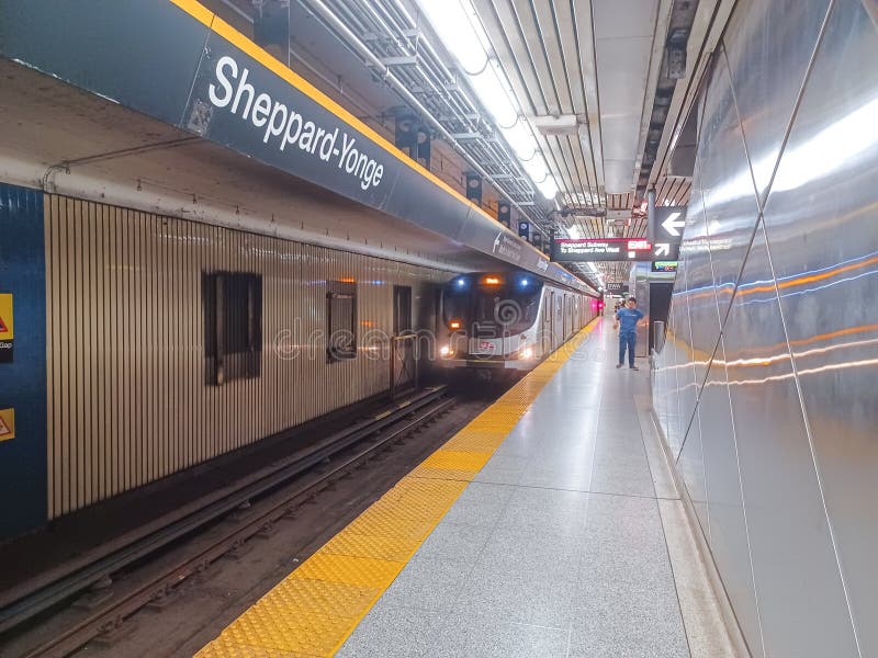 Sheppard - Younge Subway Station Interior View in Toronto Editorial ...
