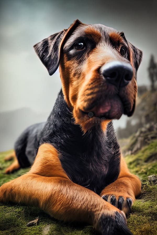 Shepweiler Animal. AI Generated. Stock Illustration - Illustration of ...