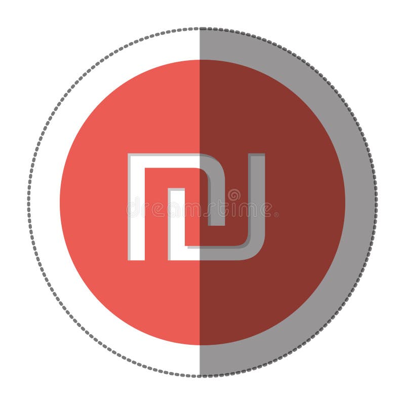 Sheqel Israel Currency Symbol Icon Stock Illustration - Illustration of ...