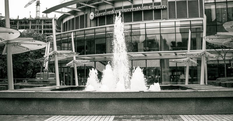Sheraton Wall Centre, Vancouver, BC. Editorial Photography - Image of ...