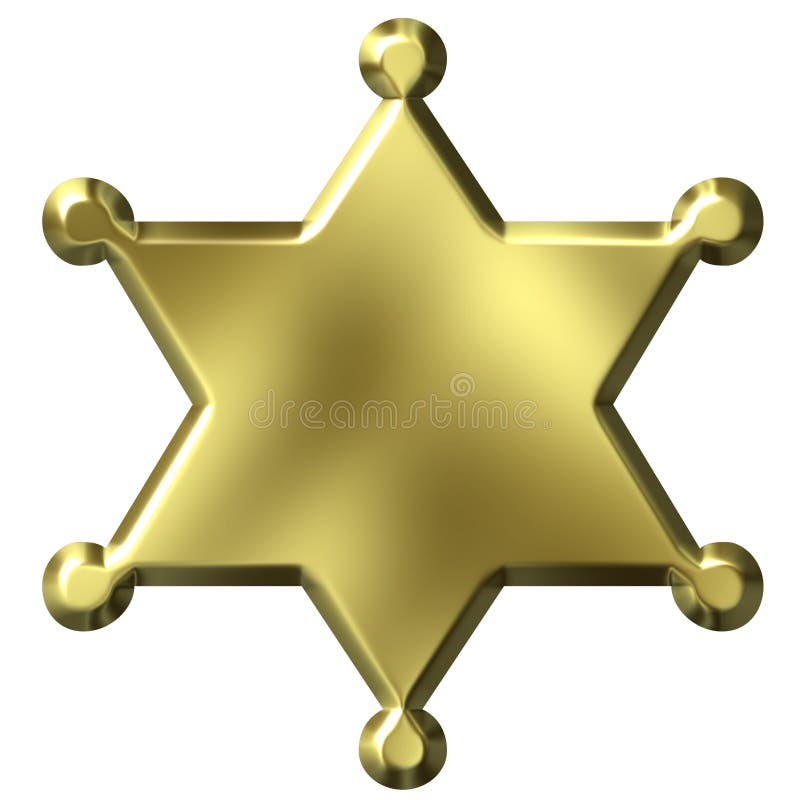 Sheriff Badge Icon stock vector. Illustration of engraving - 17833508
