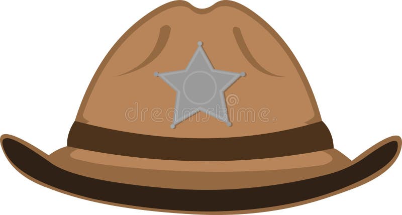 Sheriff hat stock vector. Illustration of western, rodeo - 328291193