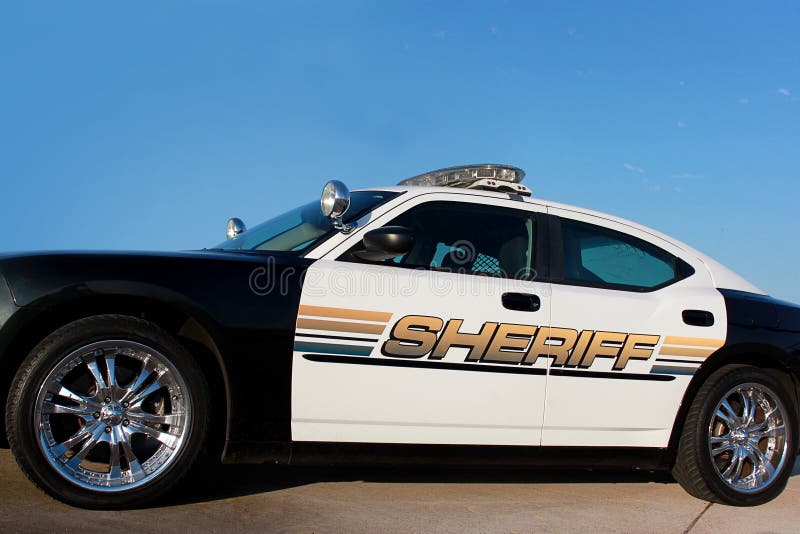 Sheriff patrol car stock image. Image of cops, government - 16426359